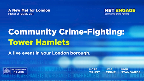 Tower Hamlets Crime Watch – Volunteers want to reduce crime and ASB