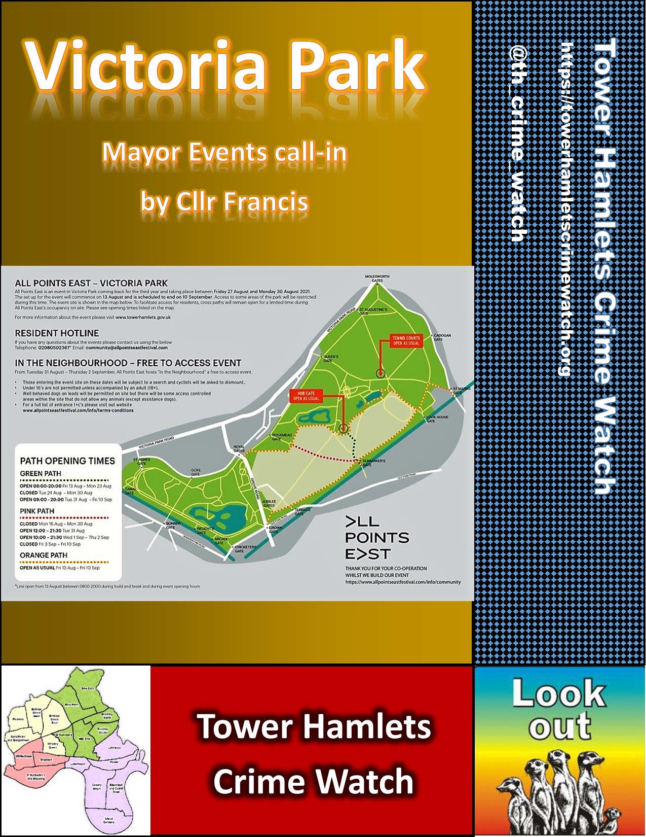 Victoria Park – Tower Hamlets Crime Watch