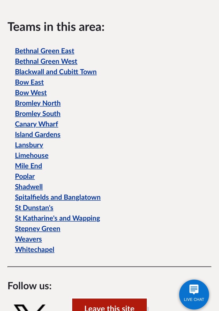 Urgent safety warning – Tower Hamlets Crime Watch